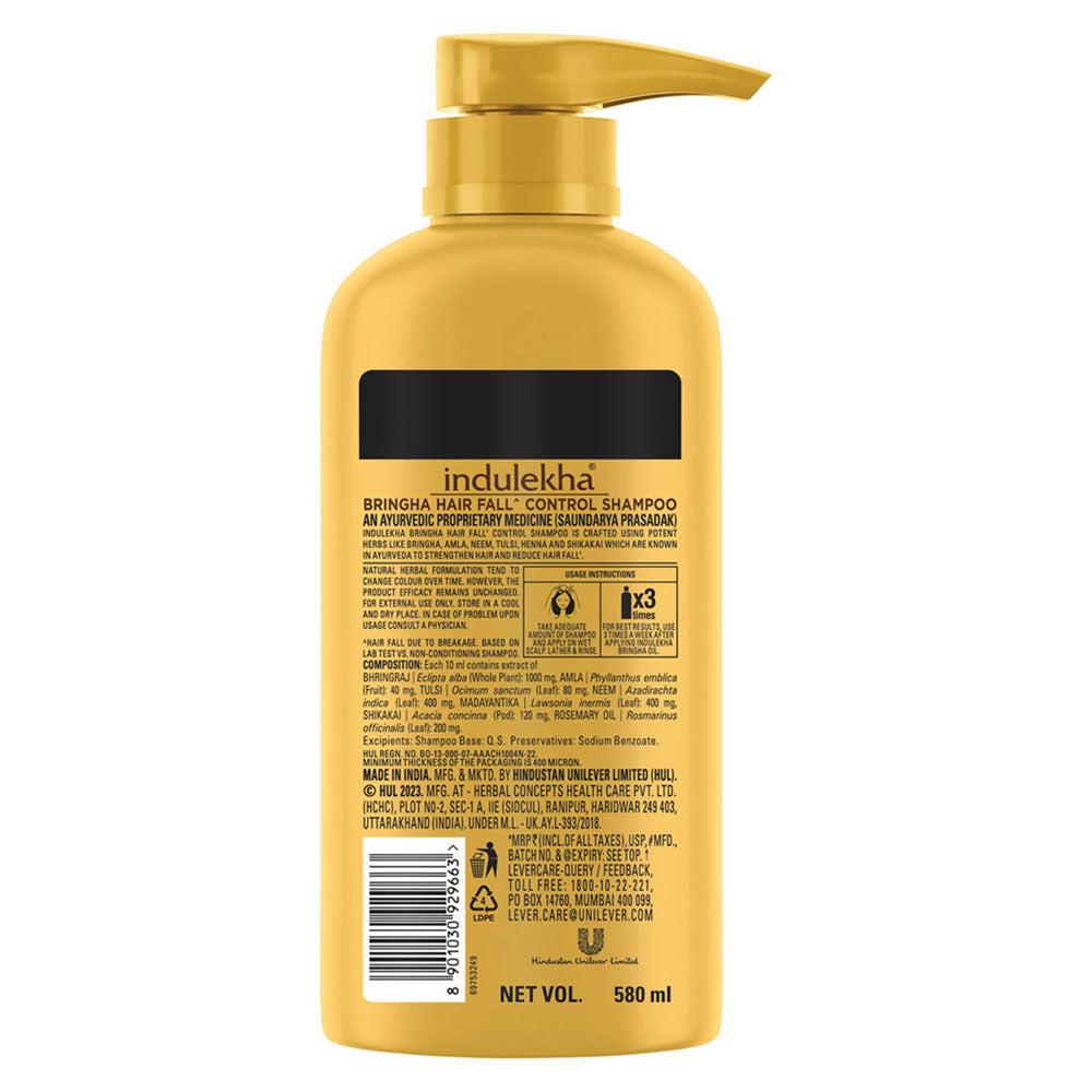 Indulekha Bringha Ayurvedic Shampoo - 580ml
