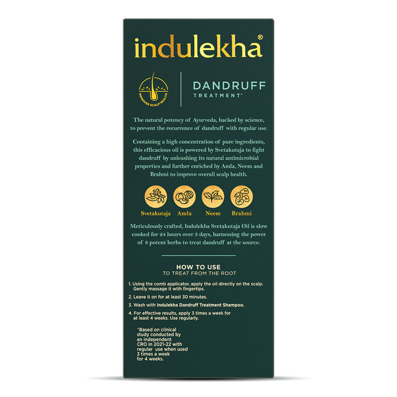 Indulekha Svetakutaja Oil & Shampoo - Reduces Dandruff