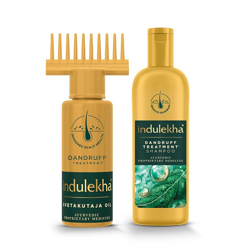 Indulekha Svetakutaja Oil & Shampoo - Reduces Dandruff