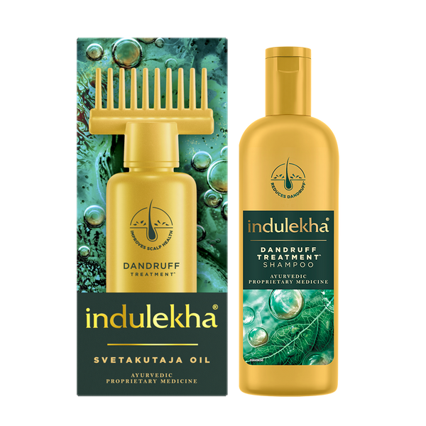 Indulekha Svetakutaja Oil & Shampoo - Reduces Dandruff