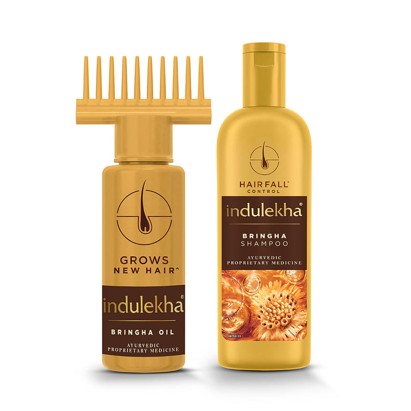 Indulekha Bringha: Oil 100ml + Shampoo 200ml