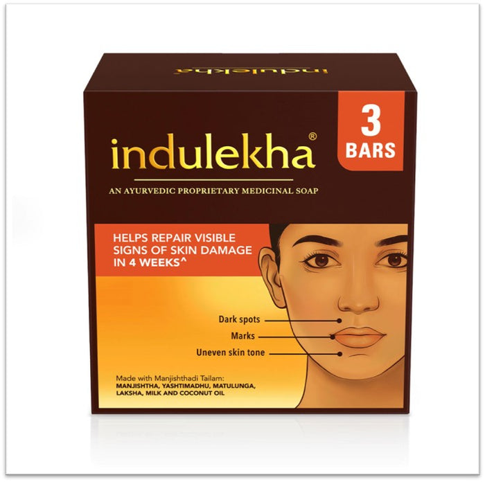 Indulekha Ayurvedic Soap 100g (Pack of 3)