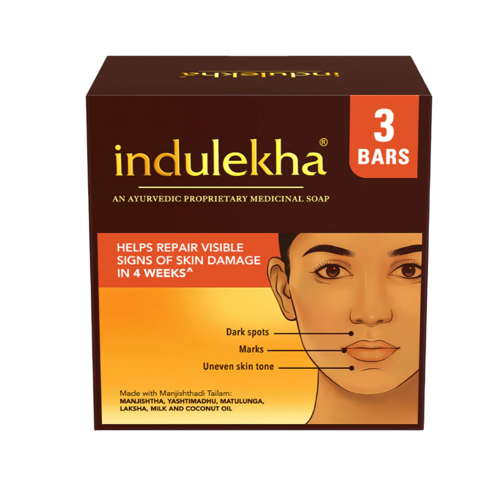 Indulekha Ayurvedic Soap 100g (Pack of 3)
