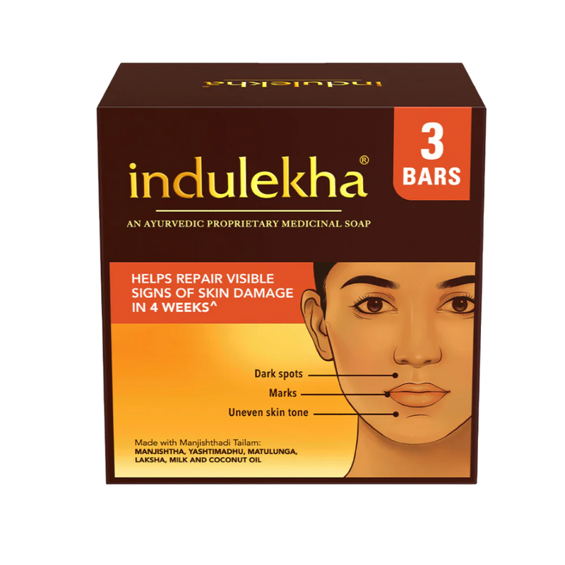 Indulekha Ayurvedic Soap 100g (Pack of 3)