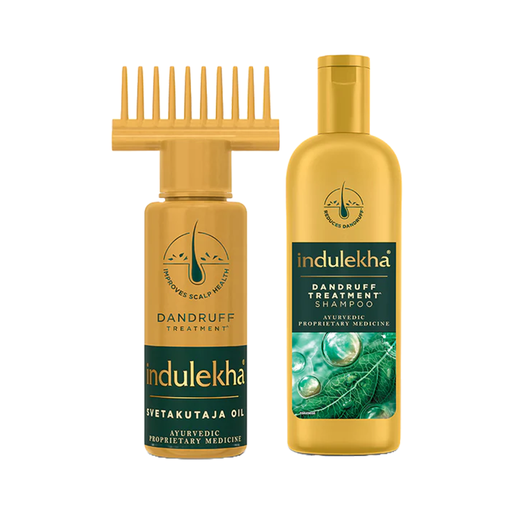 Indulekha Svetakutaja Oil & Shampoo - Reduces Dandruff